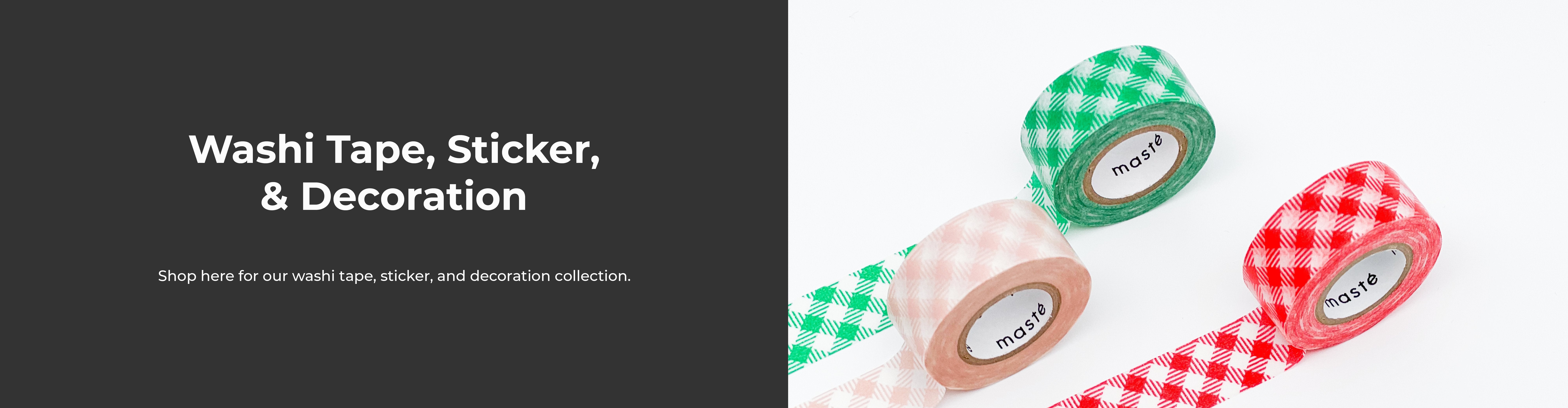 Washi Tape, Sticker, & Decoration